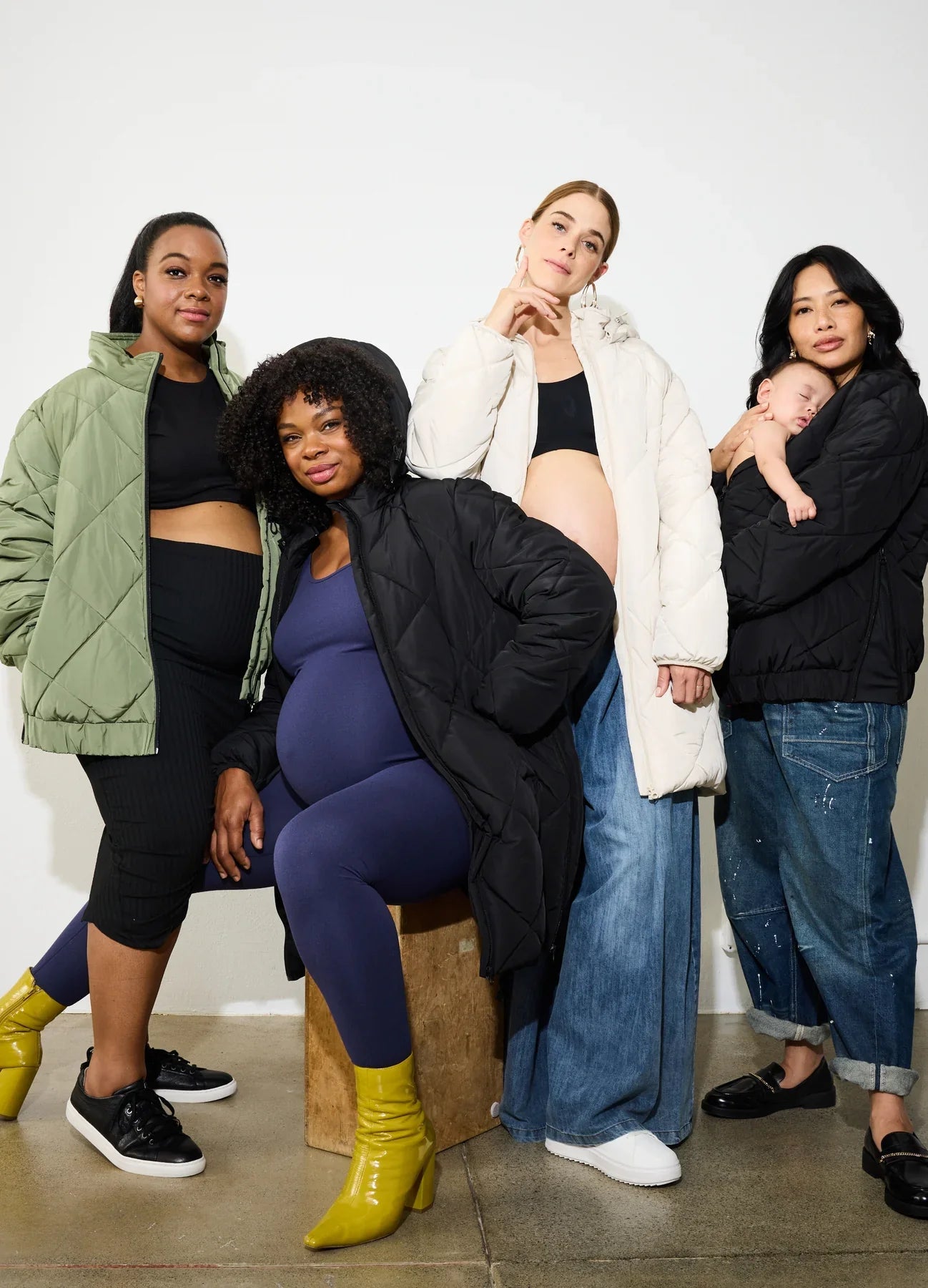 Maternity Jackets and Coats for Winter | Perfect Layers for Moms-to-Be ...