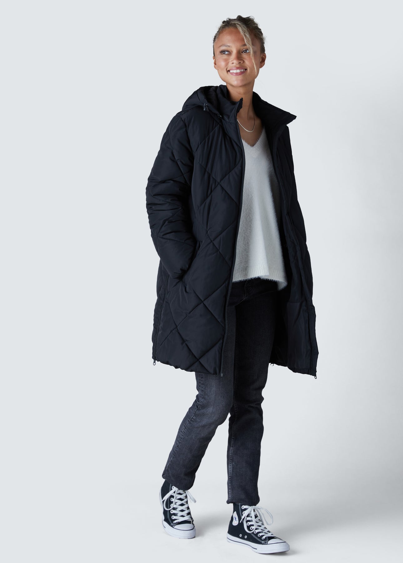 Maternity Parka - Long Down Jacket for Pregnancy – Ingrid+Isabel