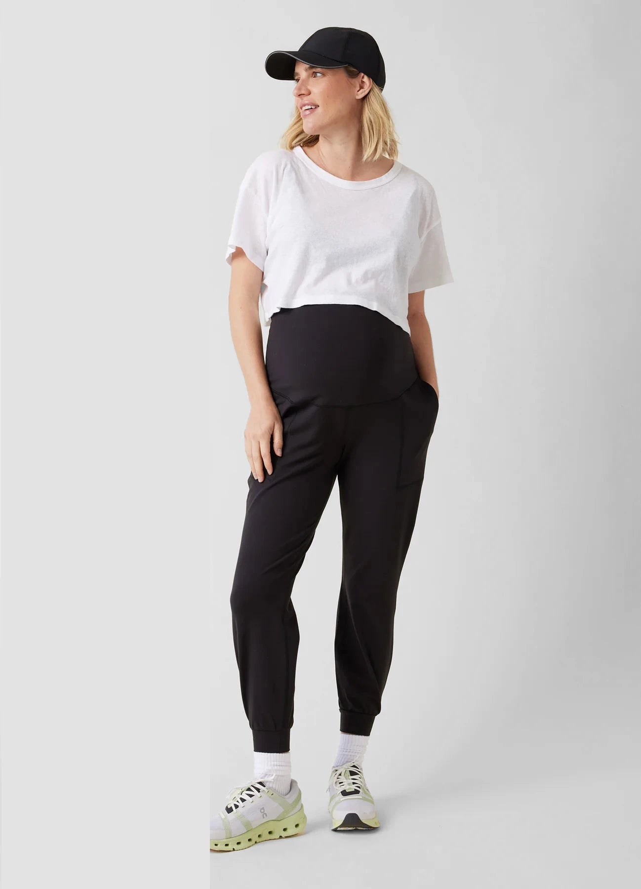 The Live In Black Maternity Jogger Pants – Ingrid & Isabel
