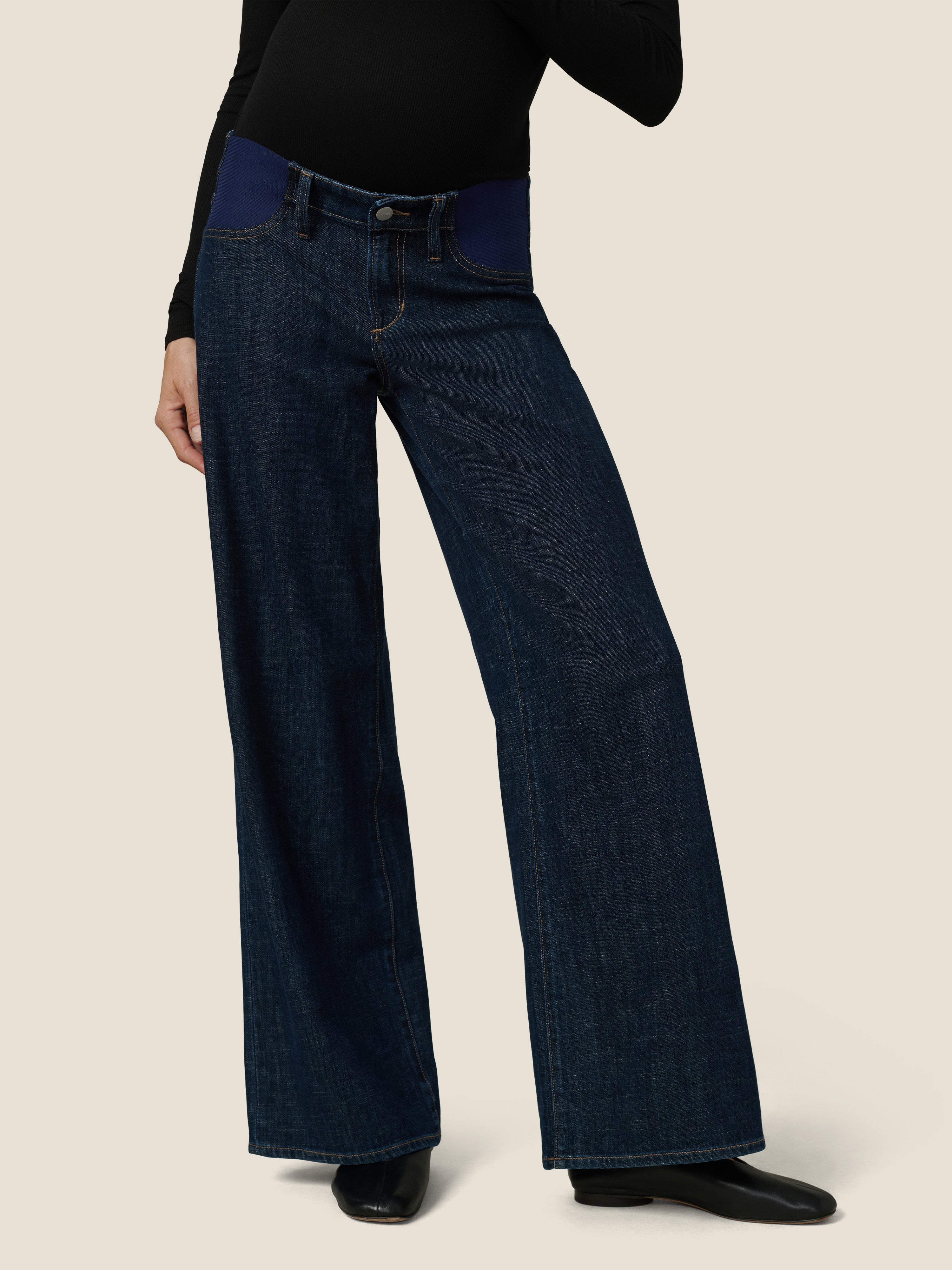Joe's Jeans The Lou Lou Low Rise Wide Leg Maternity Jean – Ingrid+Isabel