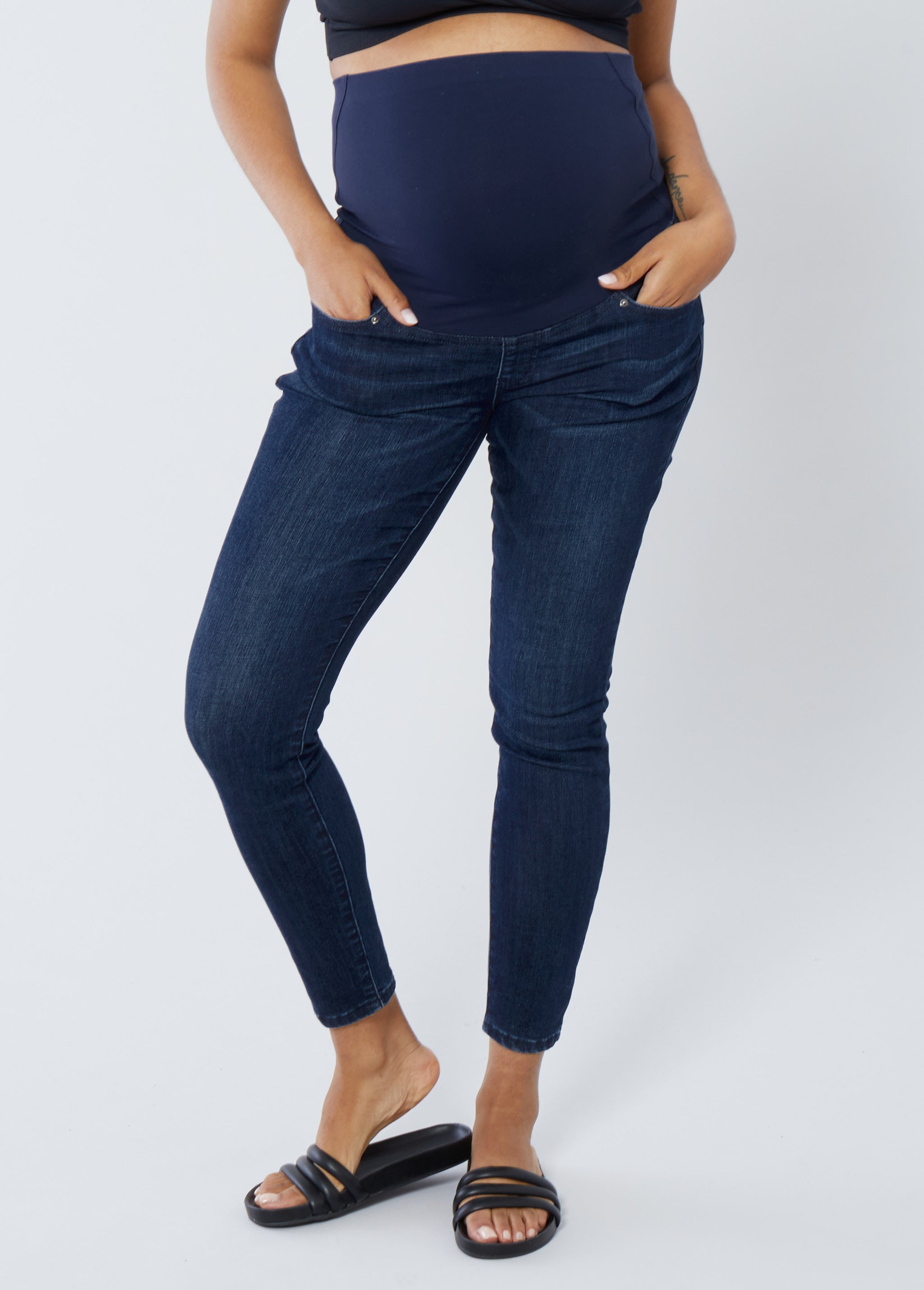 Maternity Denim and Jeans | Chic Cuts that Celebrate Your Curves ...